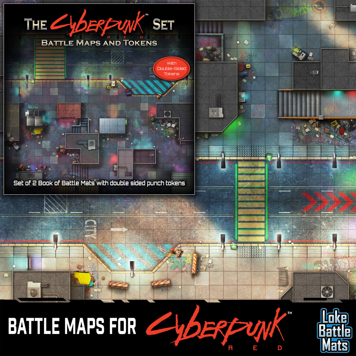 The Cyberpunk Set is Crowdfunding on Backerkit! – Loke BattleMats