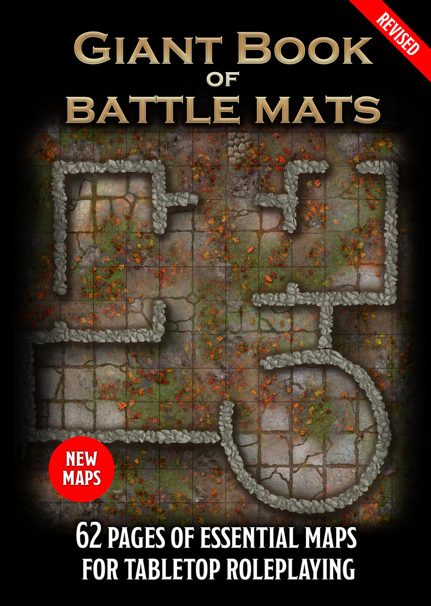Giant Book of Battle Mats (Revised) - 12X16" A3 – Loke BattleMats