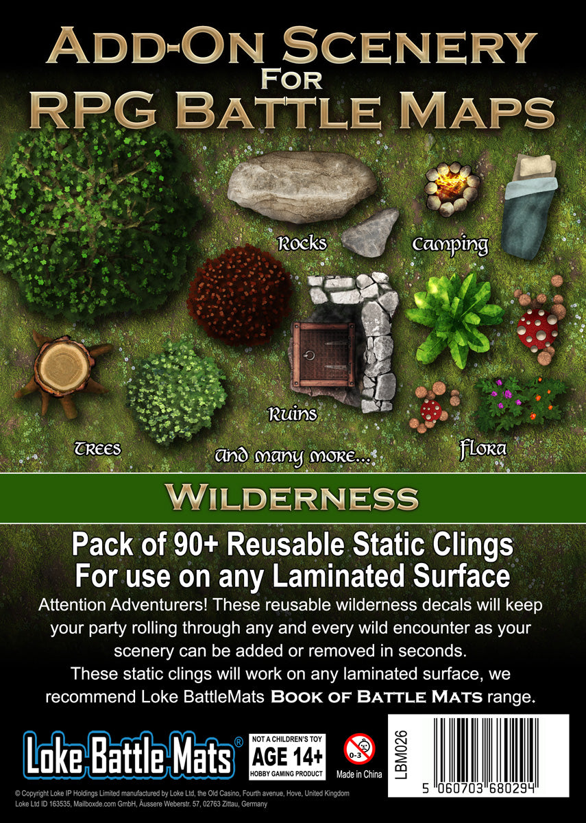 Add-On Scenery for RPG Maps - Wilderness – Loke BattleMats